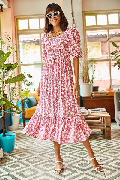 Trend Alaçatı Stili Dress - Rosa - A-line - Trendyol