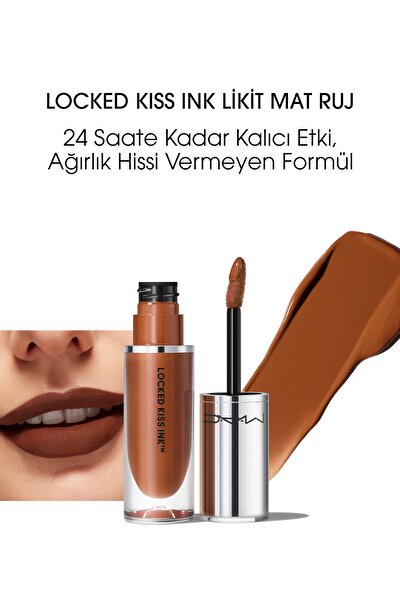 Kahverengi Ten üzerine Mac Ruj