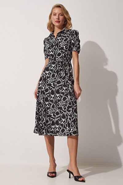 Happiness İstanbul Dress - Schwarz - A-line - Trendyol